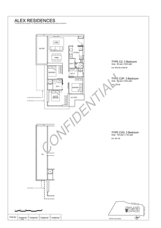 Alex Residences Floor Plan Draft - NewLaunch.com.sg