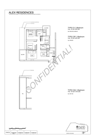 Alex Residences Floor Plan Draft - NewLaunch.com.sg