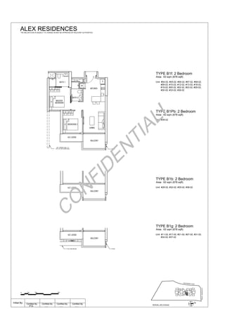 Alex Residences Floor Plan Draft - NewLaunch.com.sg