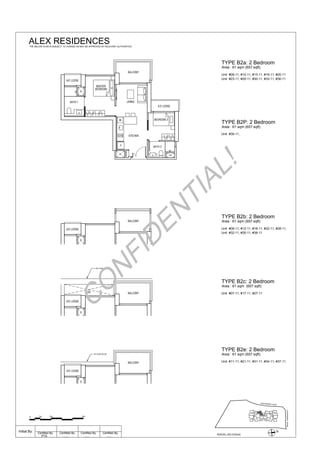 Alex Residences Floor Plan Draft - NewLaunch.com.sg