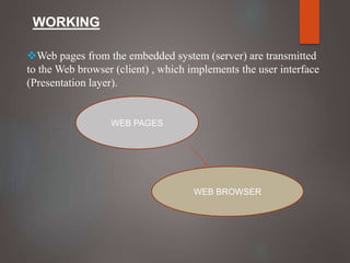 EMBEDDED WEB SERVER | PPTX