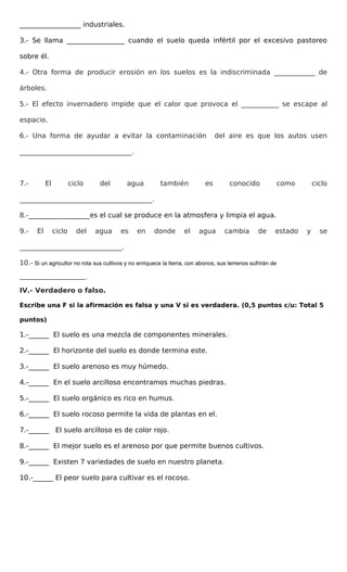 139183705 prueba-capas-tierra-6º-basicos | PDF