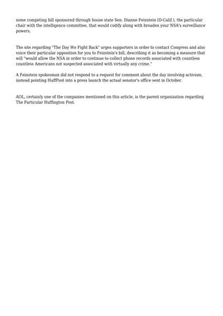 Google Backs Major Effort To Rein In NSA | PDF