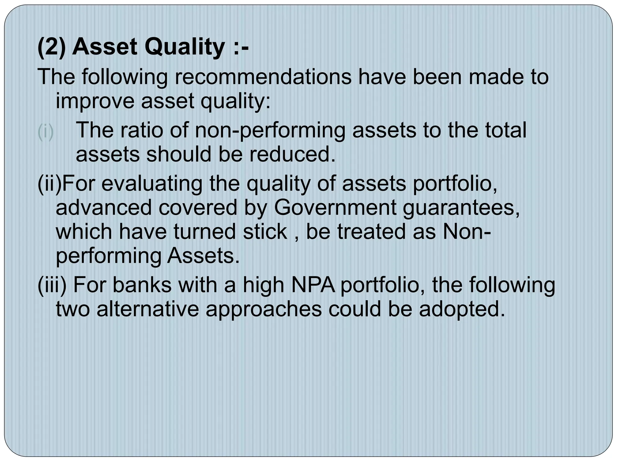 Banking sector reforms | PPT