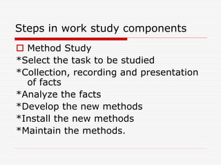 Work Study | PPT