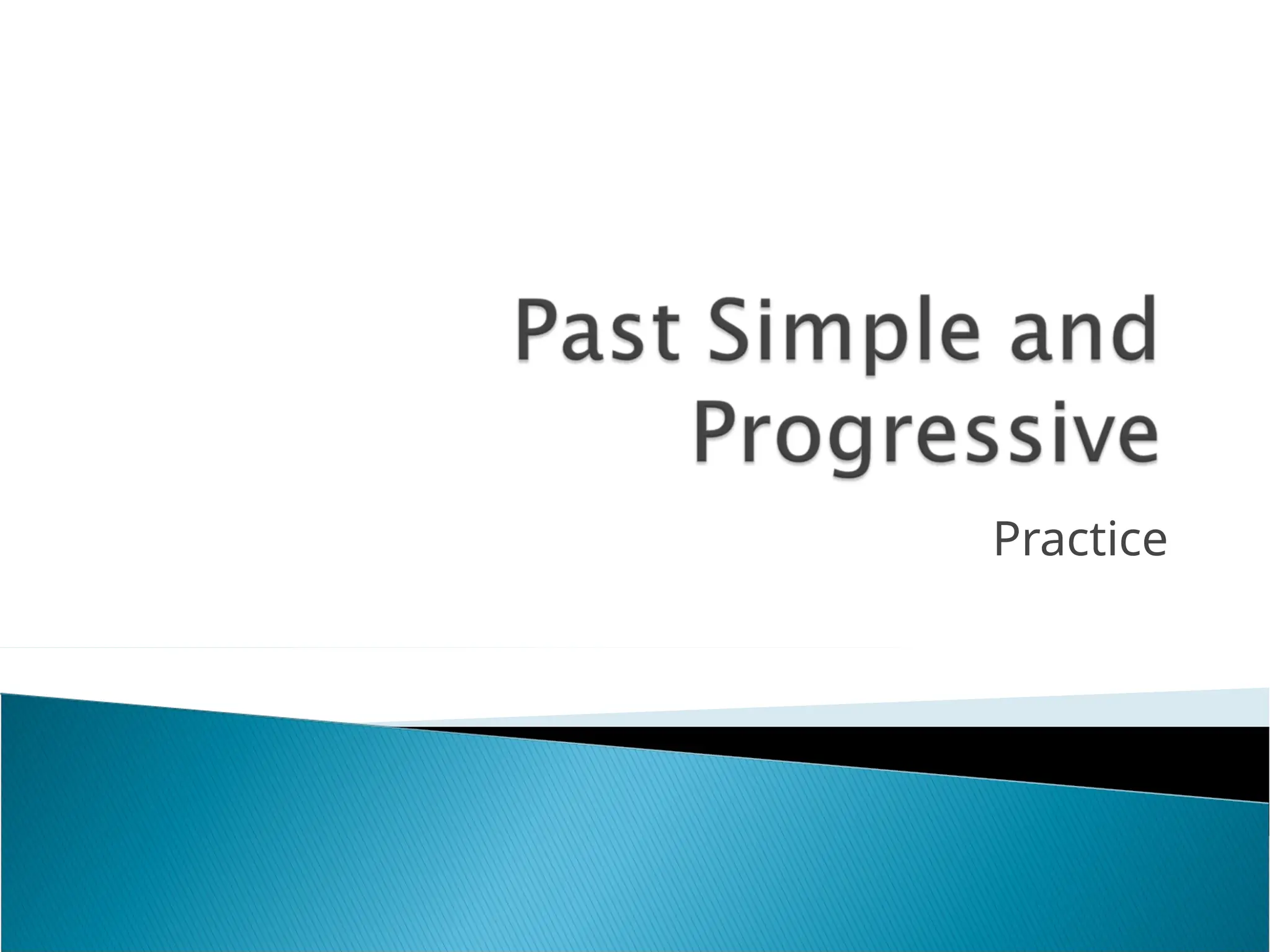 Past simple vs past progressive PPT presentation | PPT