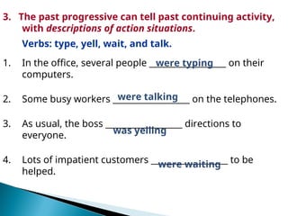 Past simple vs past progressive PPT presentation | PPT