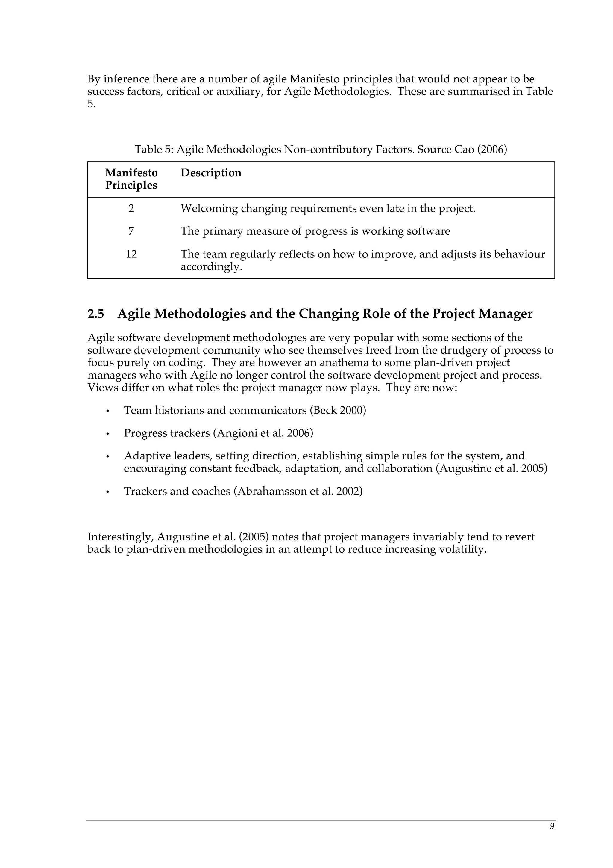 Thesis Agile And Plan Driven Methods Co Existence Pdf