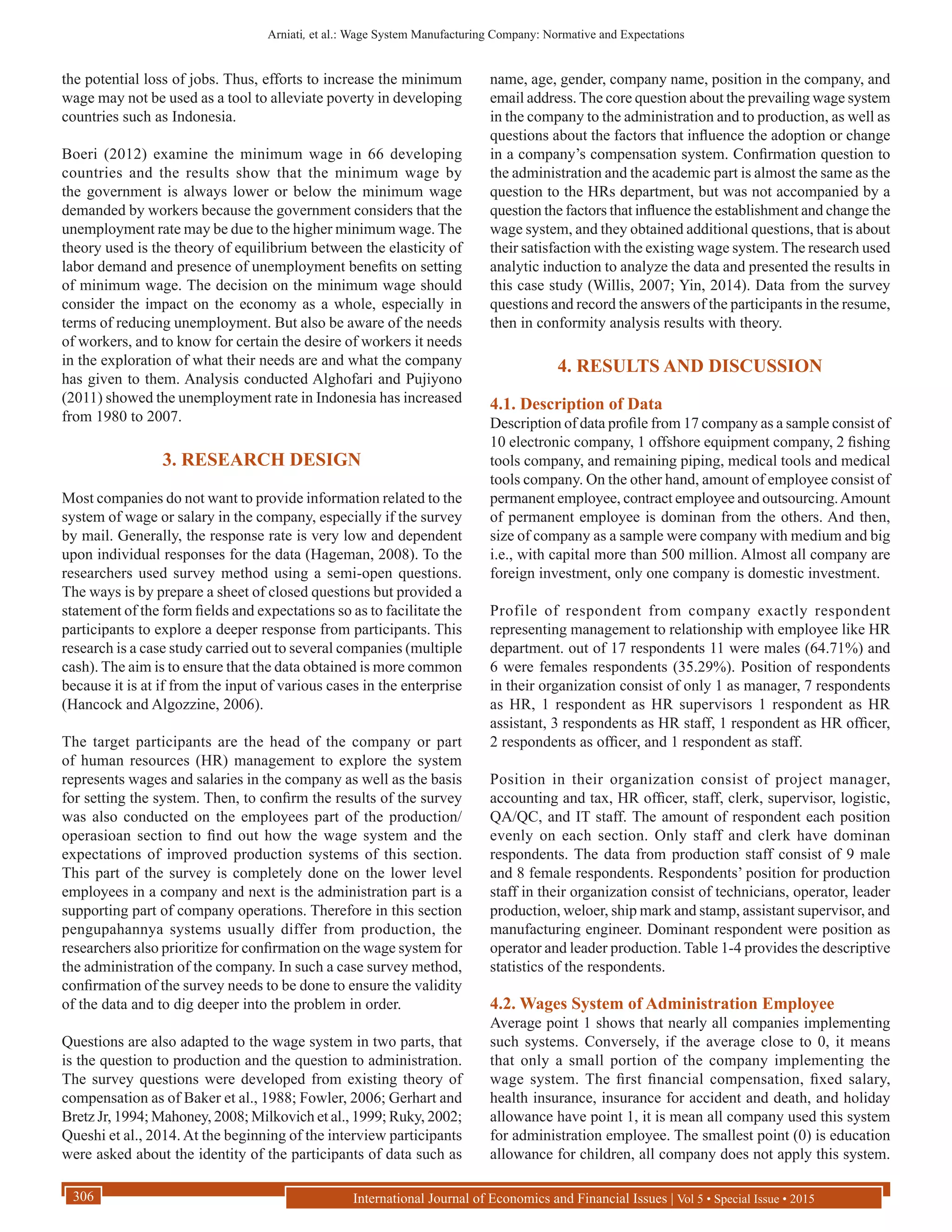 Wage System Manufacturing Company: Normative and Expectations | PDF