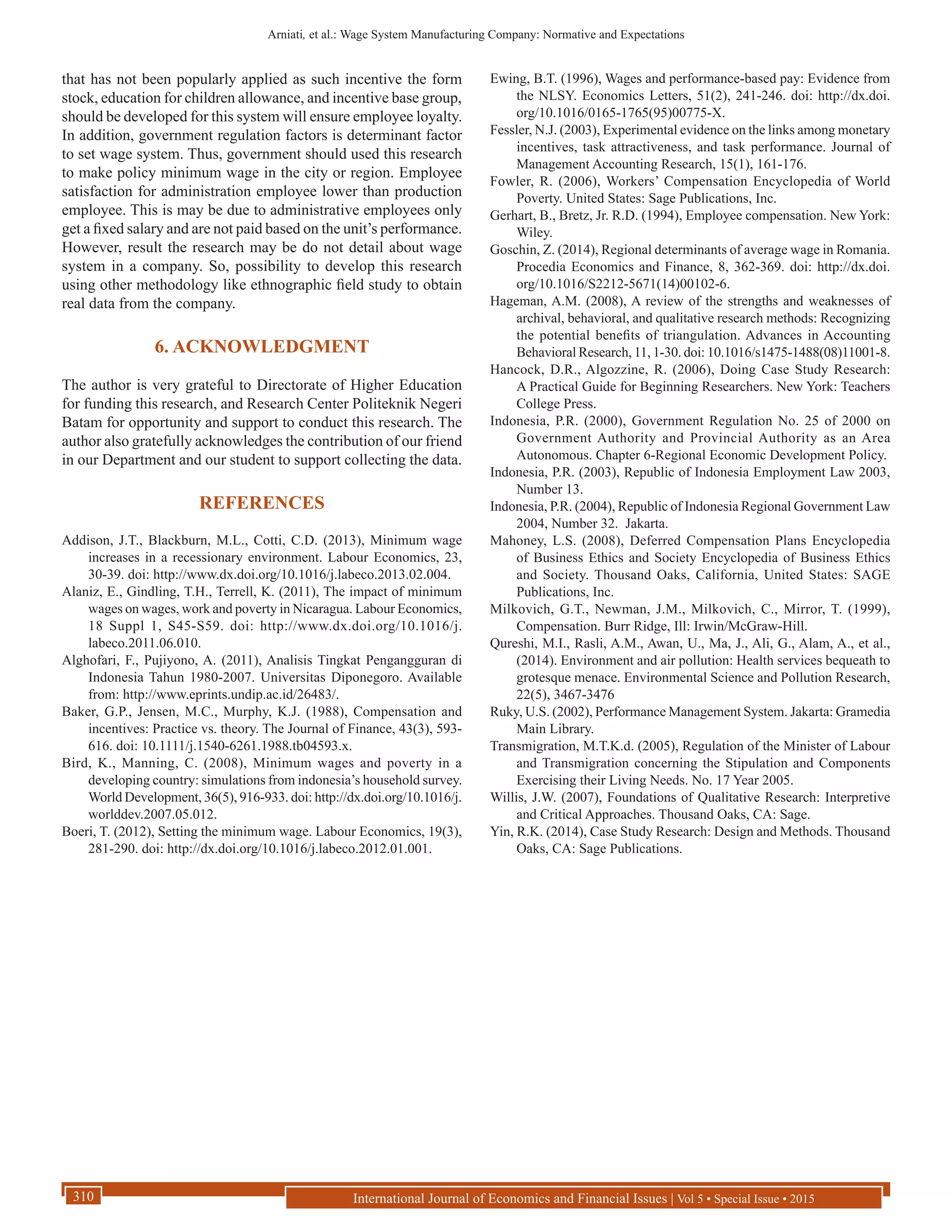 Wage System Manufacturing Company: Normative and Expectations | PDF