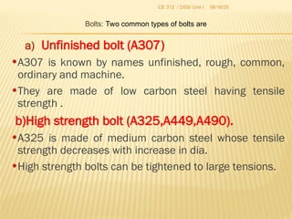 TYPES OF CONNECTIONS (STEEL STRUCTURE DESIGN) | PPT