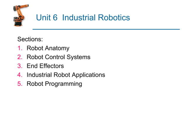Industrial Automated Robots Working and explanation | PPT