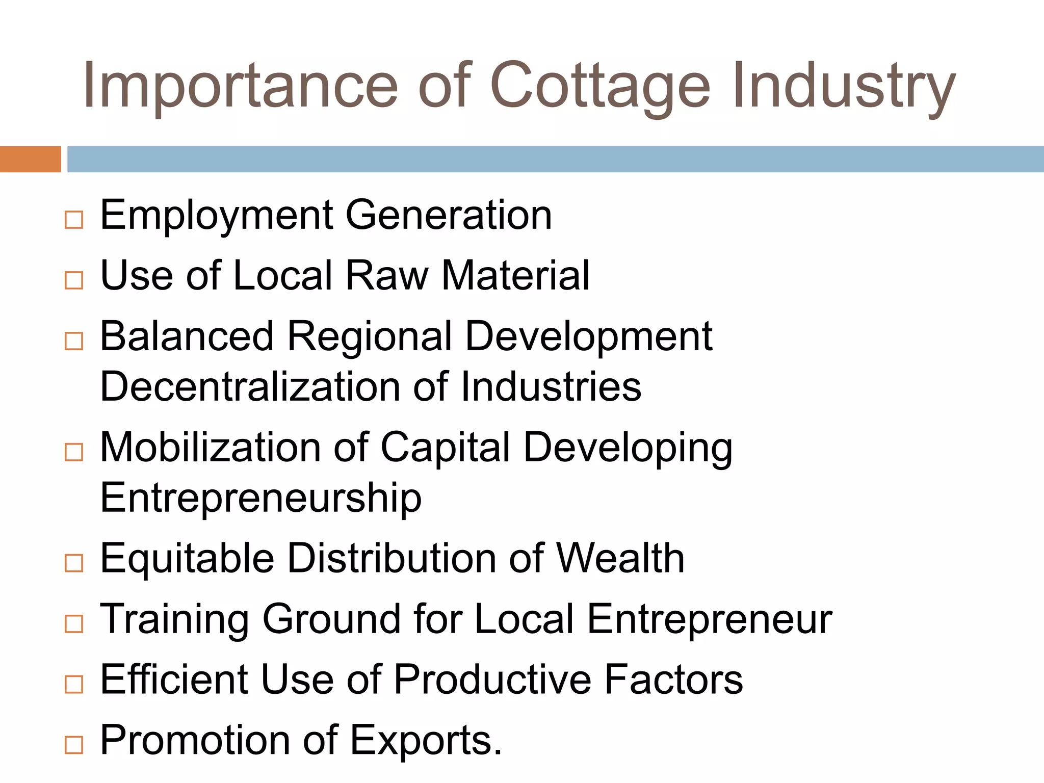 139524158 small-scale-and-cottage-industries | PPTX