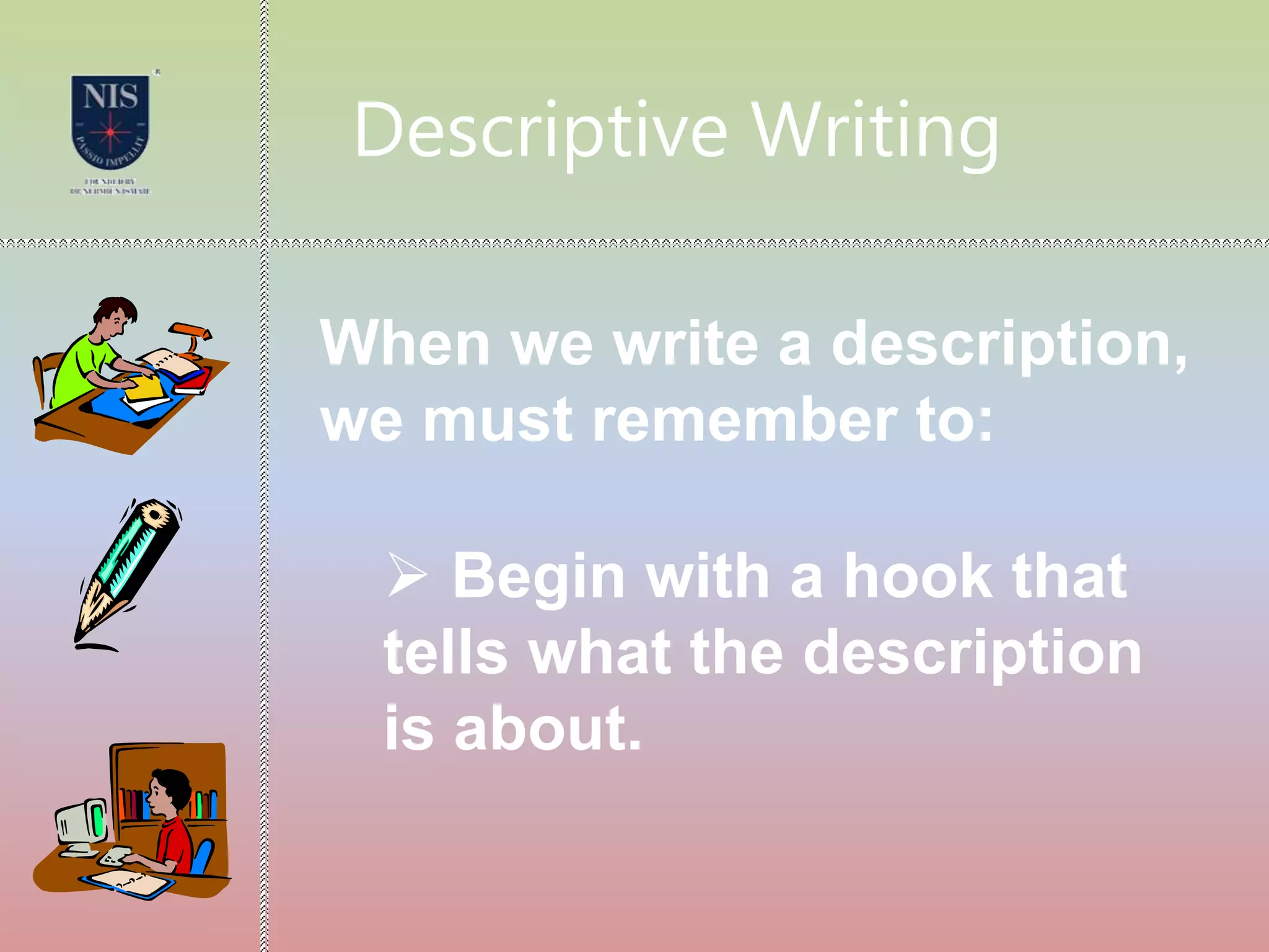 Descriptive Writing | PPTX