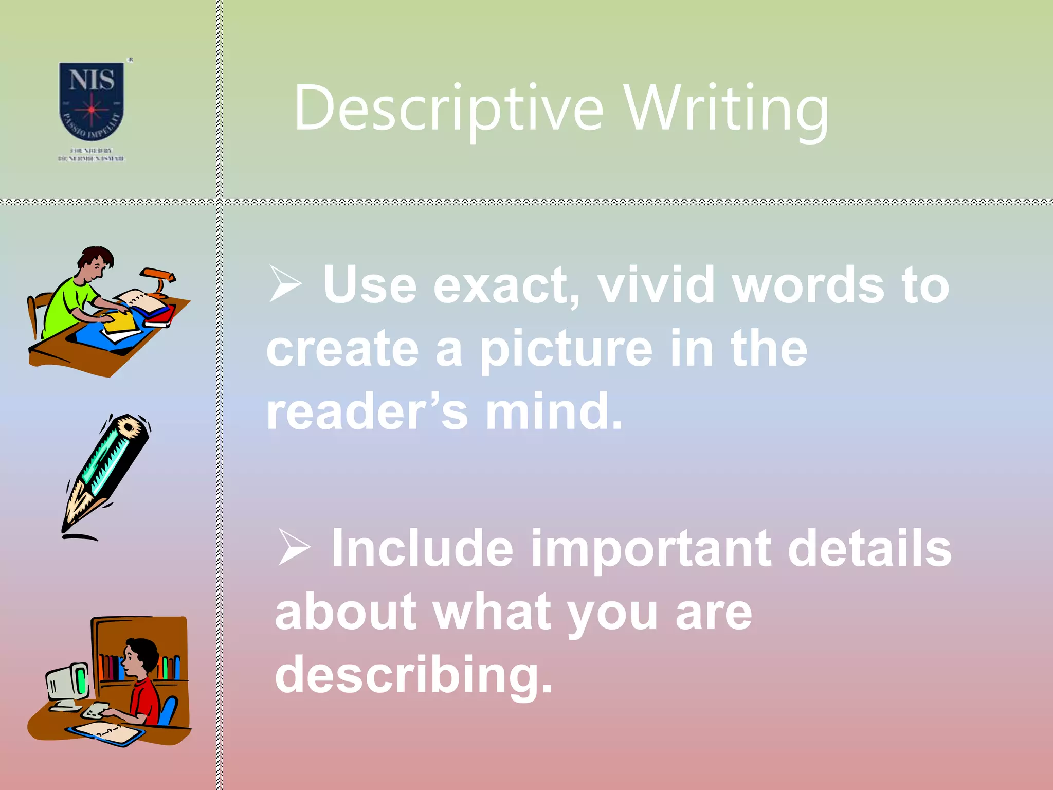 Descriptive Writing | PPTX