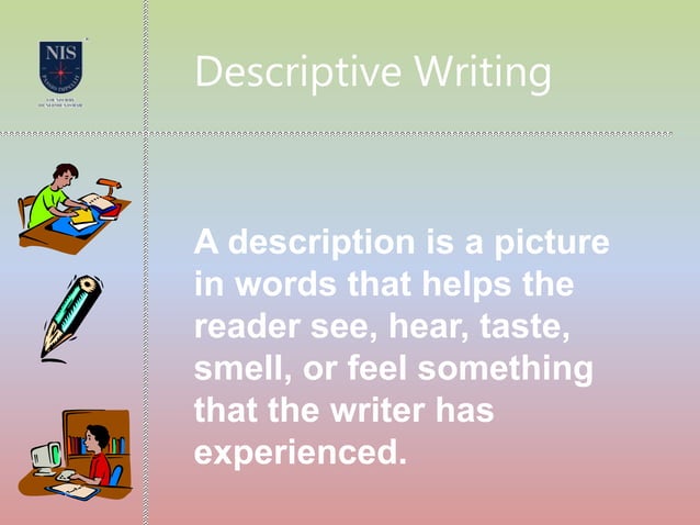 Descriptive Writing | PPTX | Science