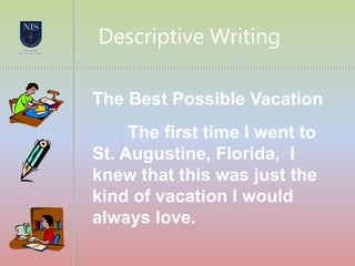 Descriptive Writing | PPTX