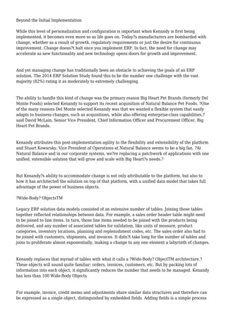 Next Generation ERP: Kenandy’s Approach | PDF