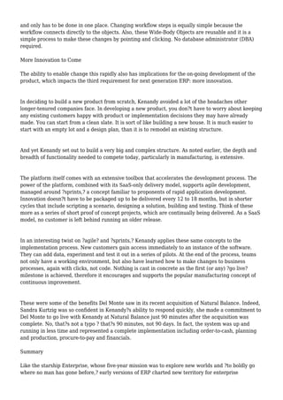 Next Generation ERP: Kenandy’s Approach | PDF