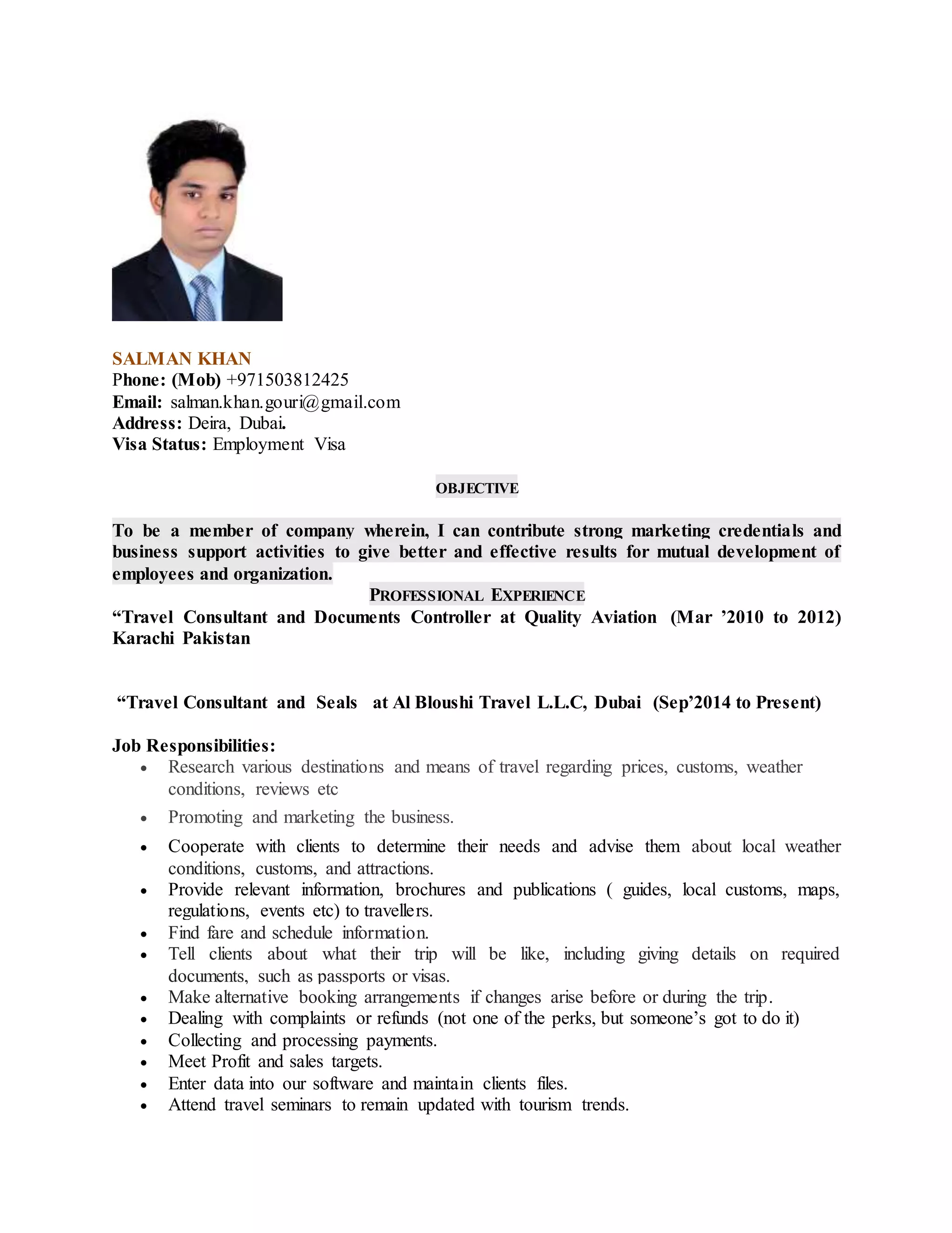 salman cv new1 | DOCX