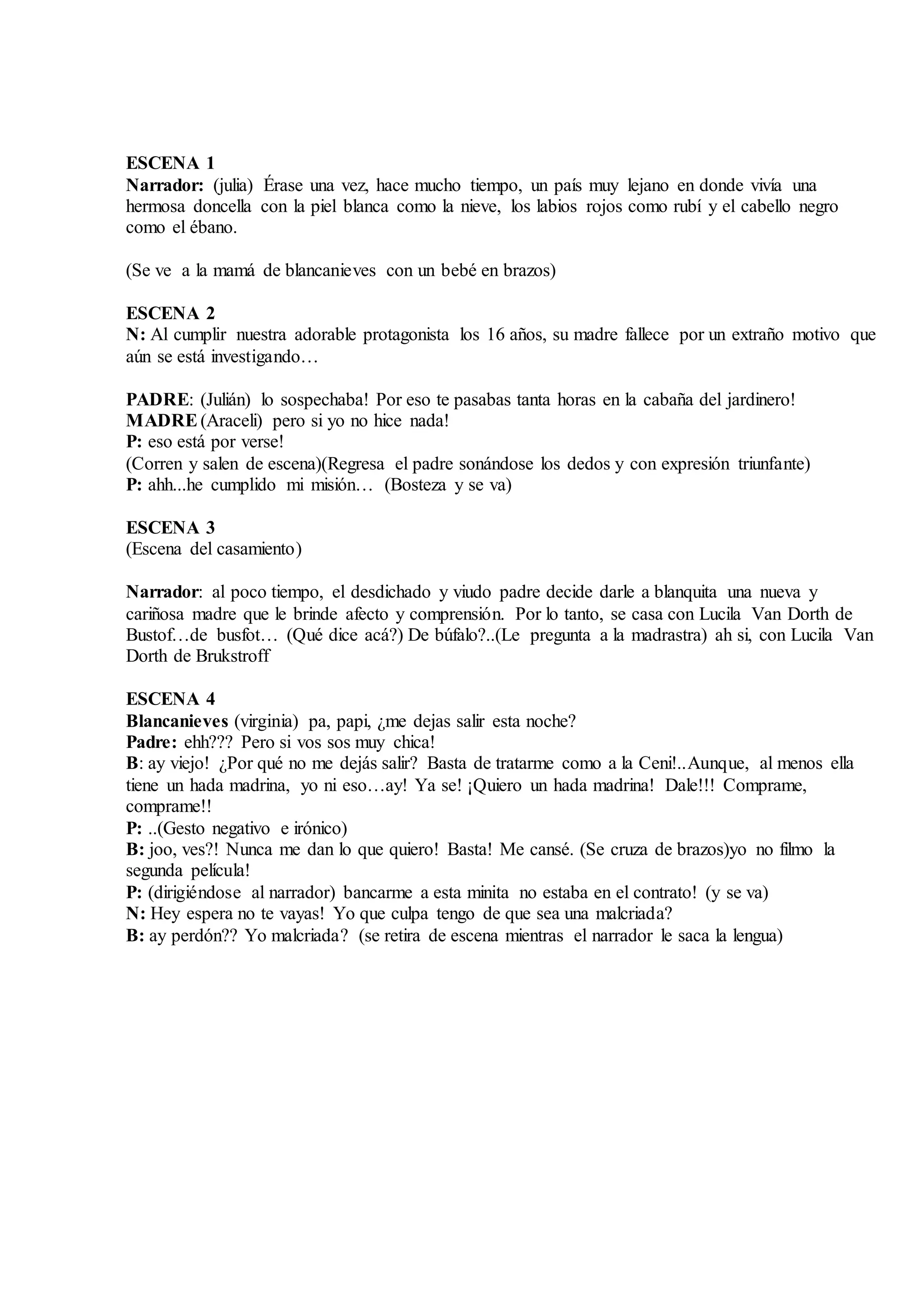 blancanieves-guion | DOC
