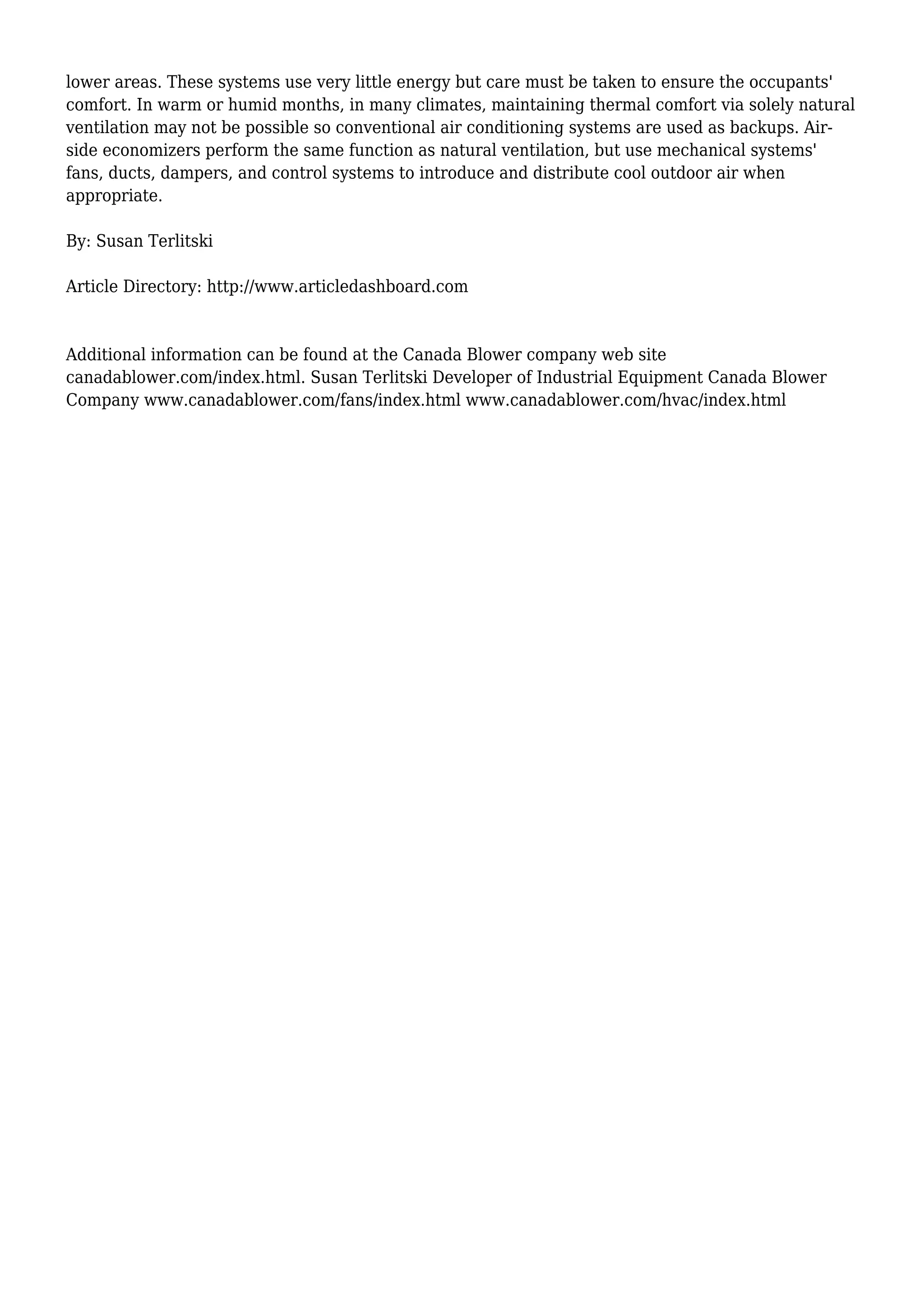 Forced Draft Ventilation | PDF