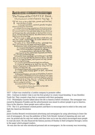 History of Advertising: Important Milestones | PDF