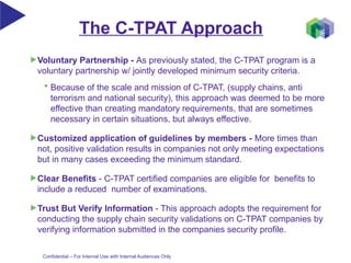 CTPAT Training For our Employees at .ppt