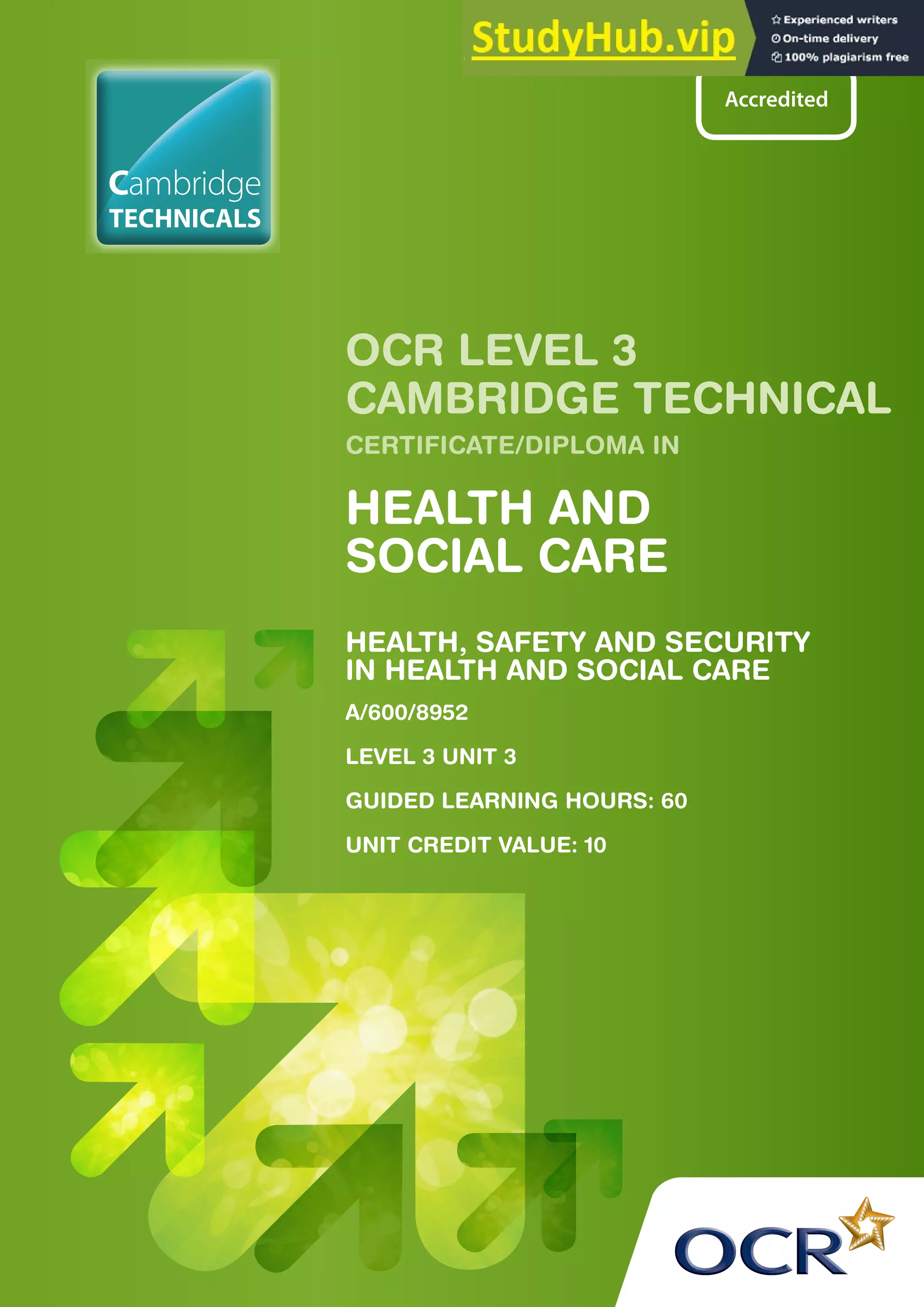 139867-Level-3-Unit-03-Health-Safety-And-Security-In-Health-And-Social ...