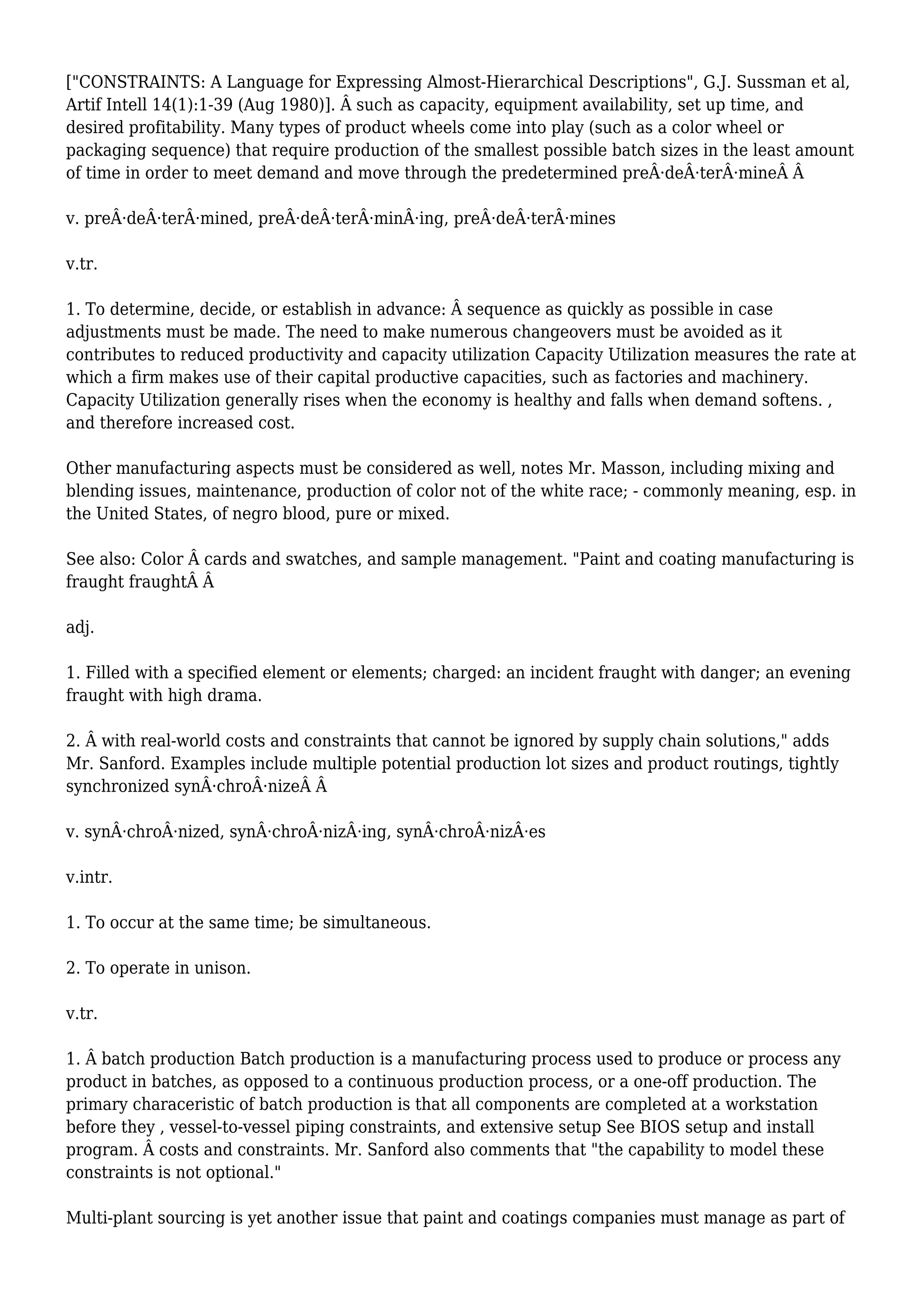 Supply chain management in paints and coatings. | PDF