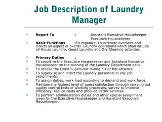 hotel-laundry-training | PPT