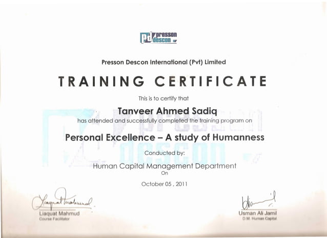 PDIL Trainings & appreciation letters | PDF