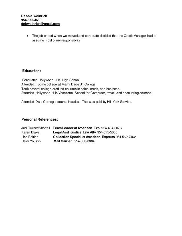 Resume' 2015 updated modified