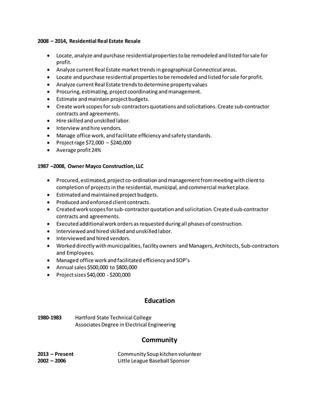 RESUME paul | PDF