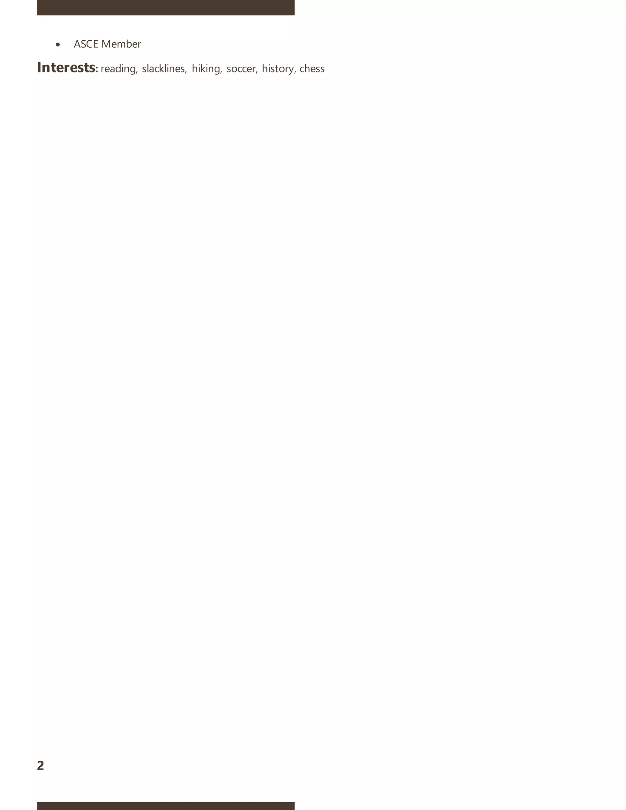 Dylan Resume Civil | DOCX