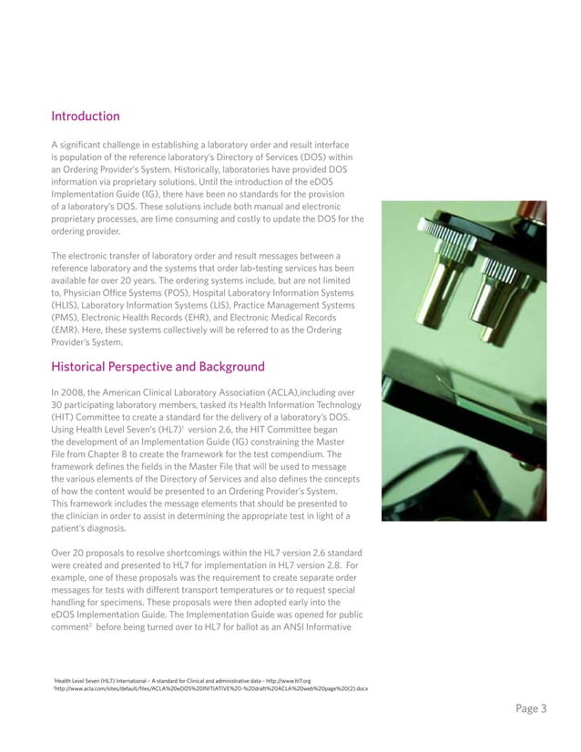 Quest Diagnostics -- Test Compendium Framework for eDOS | PDF