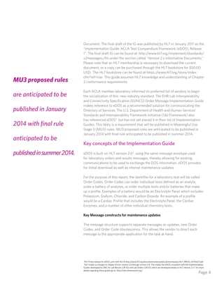 Quest Diagnostics -- Test Compendium Framework for eDOS | PDF