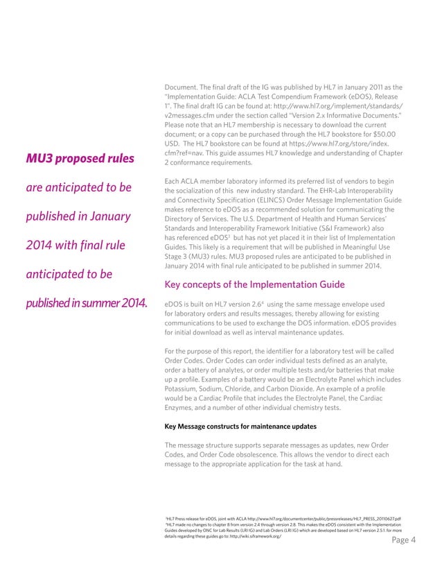 Quest Diagnostics -- Test Compendium Framework for eDOS | PDF