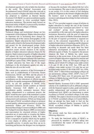 Functional Utility of Internal Quality Assurance Cells in NAAC ...