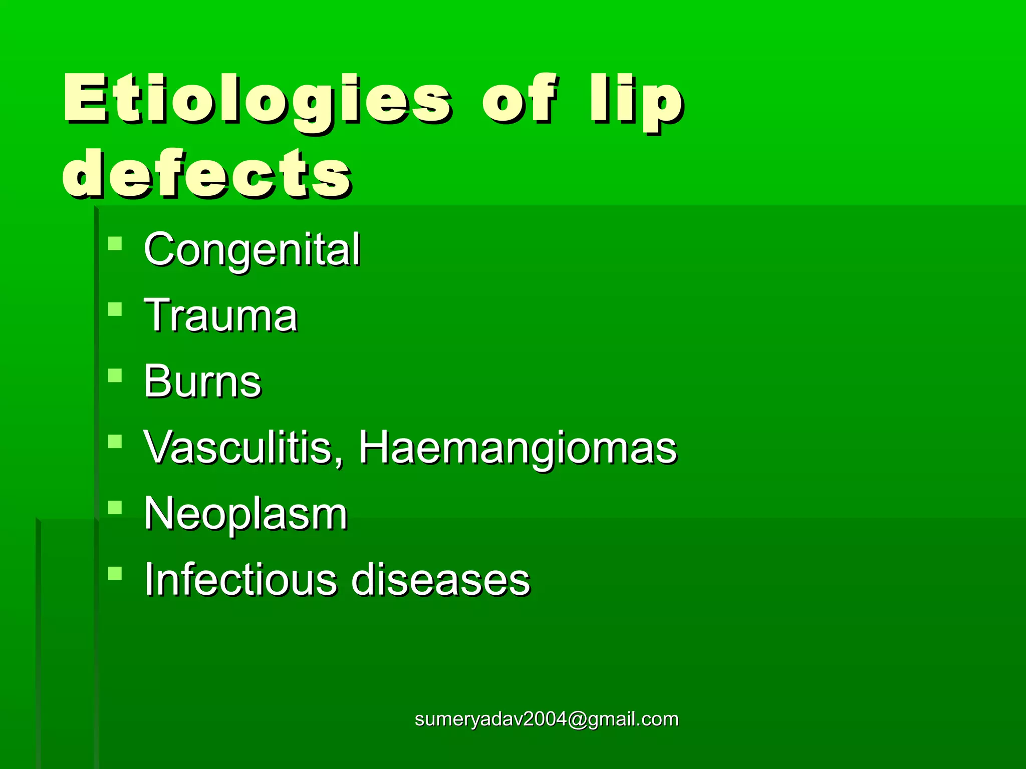 lip reconstruction | PPT