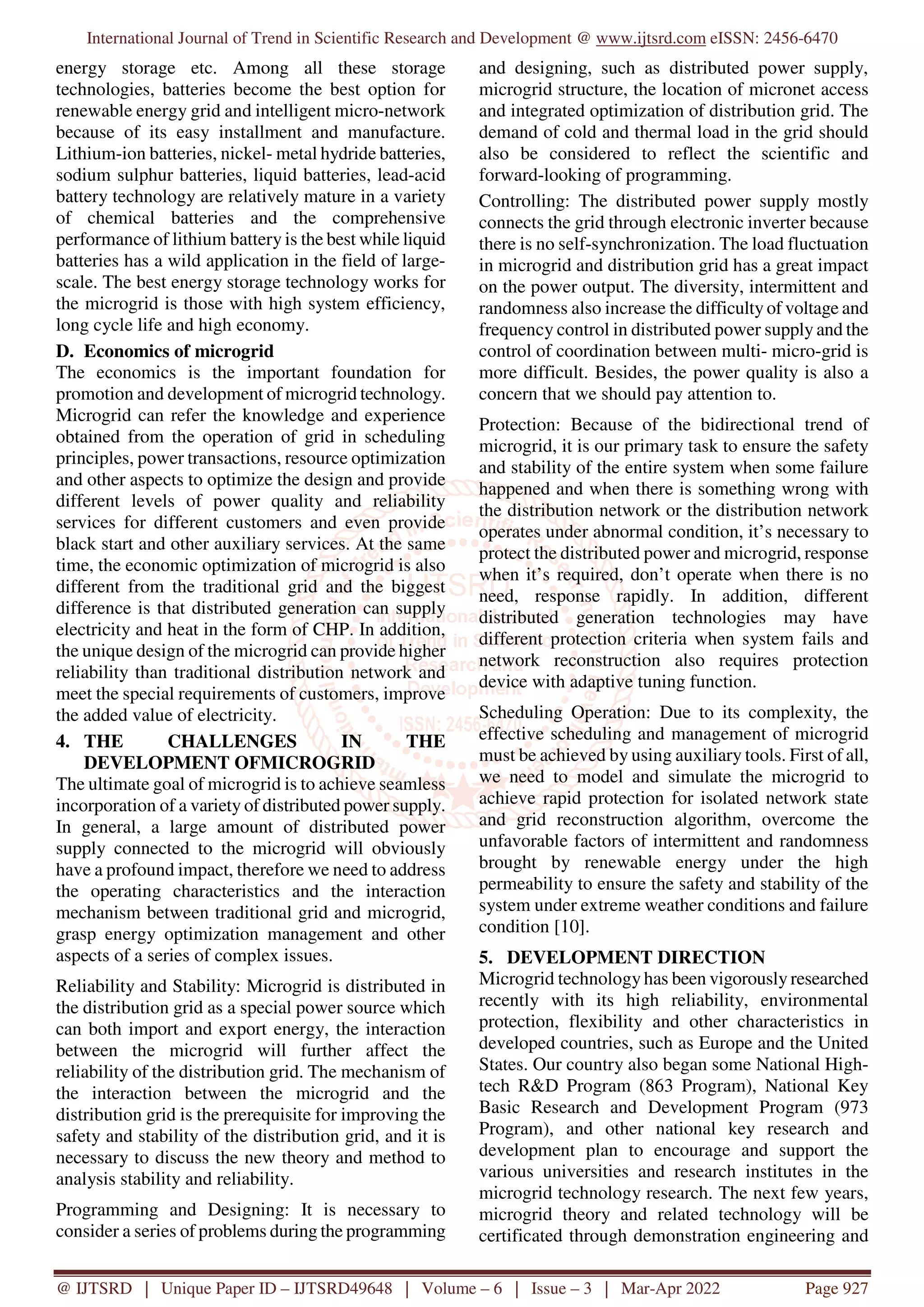 Microgrid Technology with Distributed Energy - A Review | PDF | Computer Networking | Computing