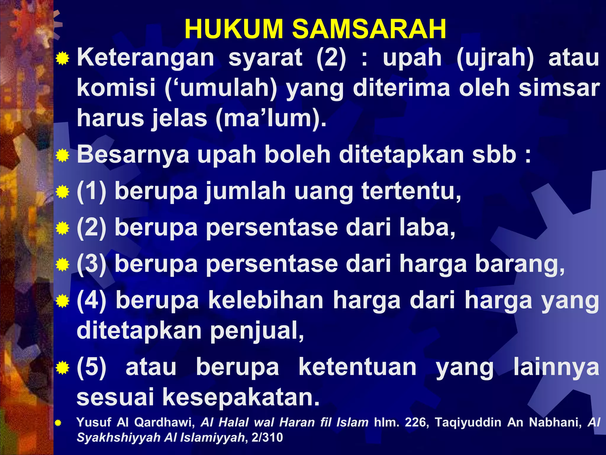09.1 HUKUM SAMSARAH (RUKUN & SYARAT) | PPSX