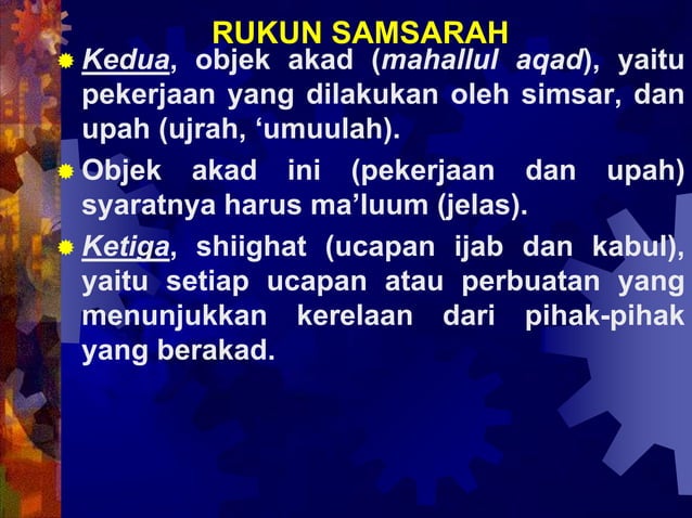 09.1 HUKUM SAMSARAH (RUKUN & SYARAT) | PPSX