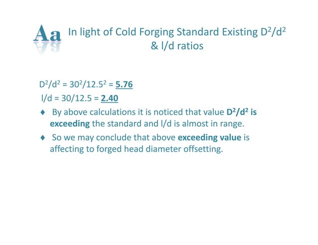 Cold forging Process and Product Development - Case study | PDF | Physics | Science