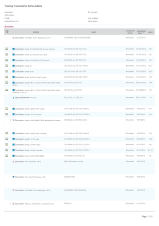 TrainingTranscripts_a1a5551f-609c-4cee-8829-056ba9a02b09 | PDF | Operating Systems | Computer ...