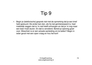 13 Acquisitie Tips | PDF