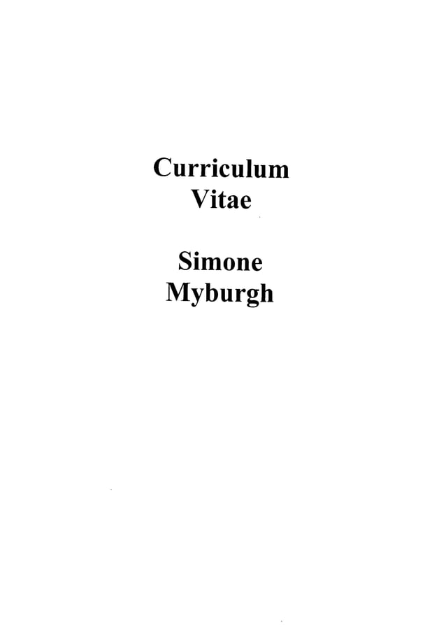 SCAN_20150623_Simone Myburgh CV | PDF