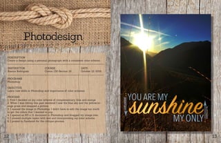 Portfolio Project - Hannah Collier | PDF