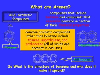 13a. Intro To Aromatic Chemistry (Alan) | PPT