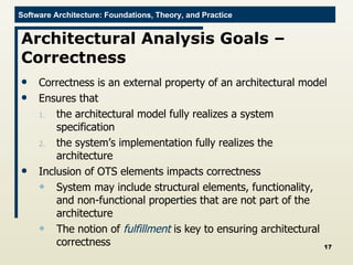 13 analysis of_software_architectures | PPT